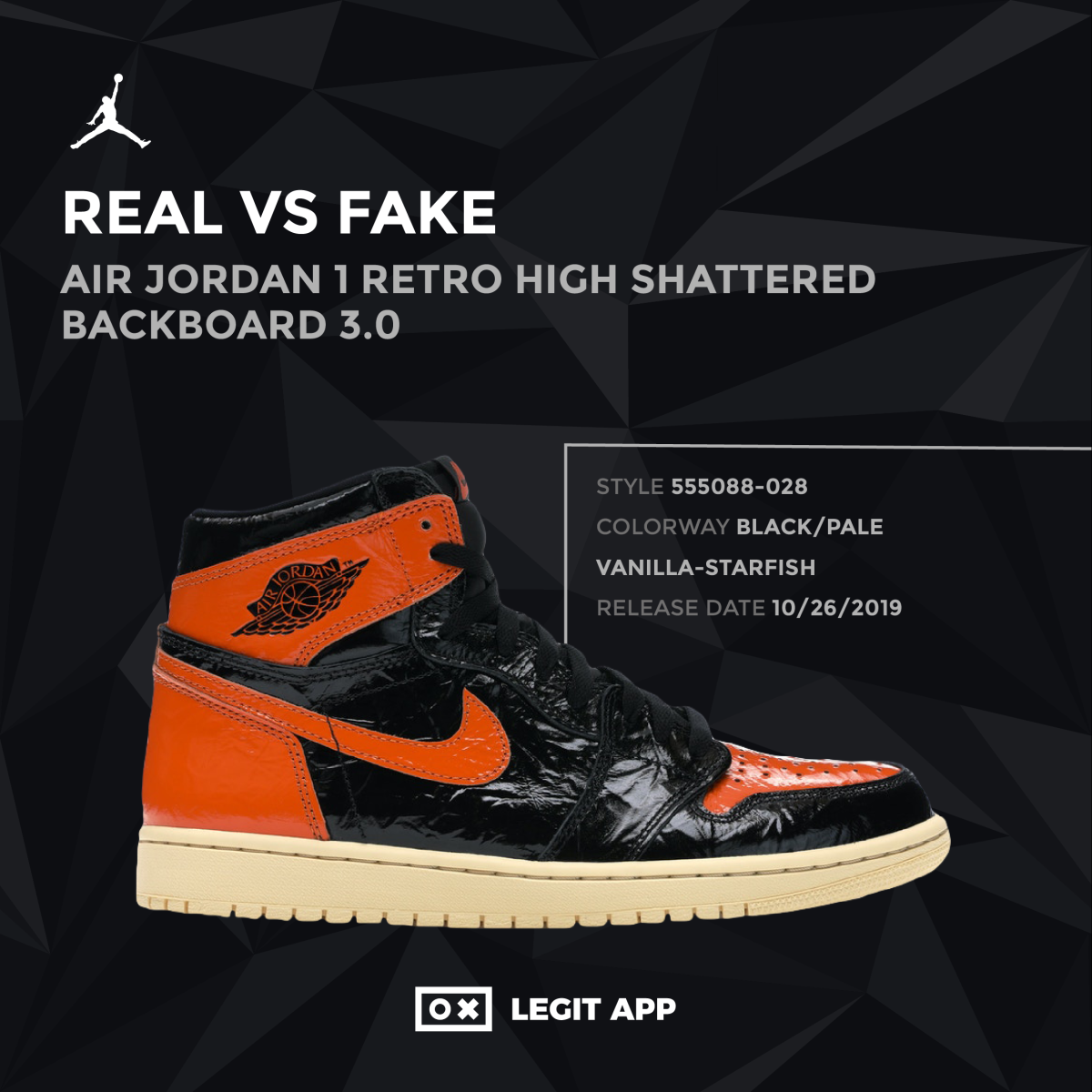 Jordan 1 Retro High Shattered Backboard 3.0 | LegitApp | Your Trusted ...